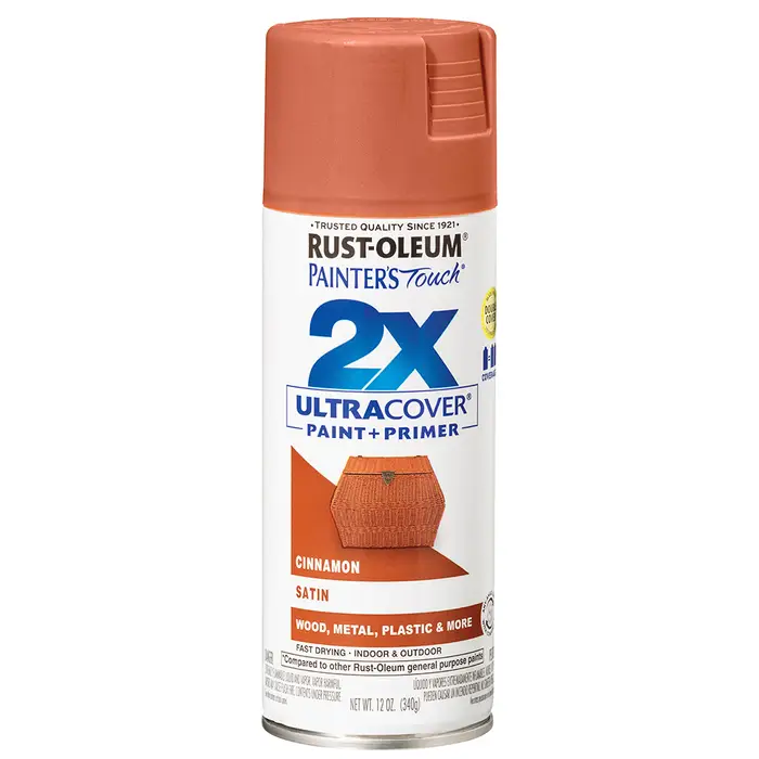 Rust-Oleum Cinnamon Spray Paint, 12 Oz | Satin, Multi-Purpose | Paint ...