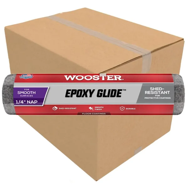 24‐Pack of 9” x 1/4” Nap Wooster R232 Epoxy Glide Specialty Roller ...
