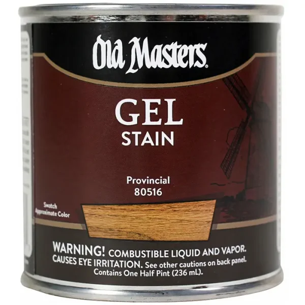 1/2 Pt Old Masters 80516 Provincial Gel Stain Oil-Based Stain - Gel ...