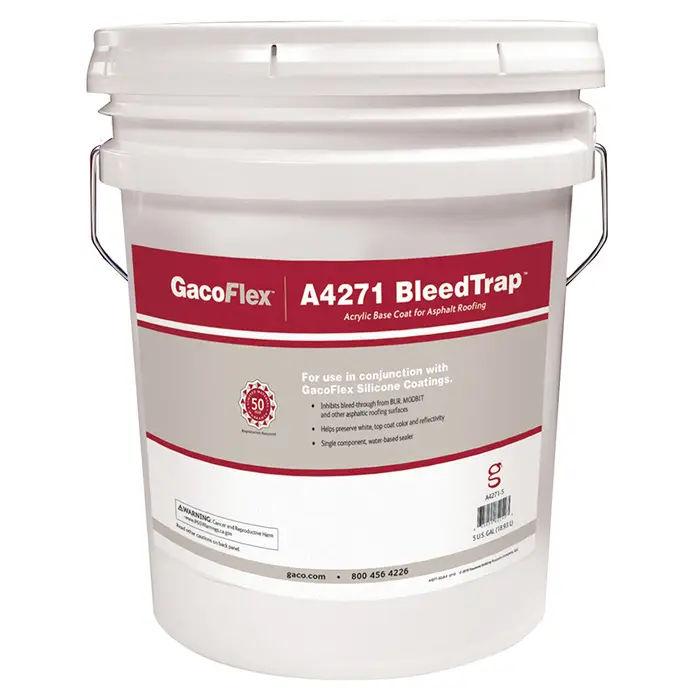 5 Gal Gaco A4271-5 Red GacoFlex Bleed Trap Base Coat - Roof Coatings ...