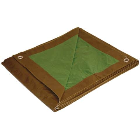 20-Pack of 5' x 7' Foremost 10057 Brown/Green Dry Top Medium Duty ...