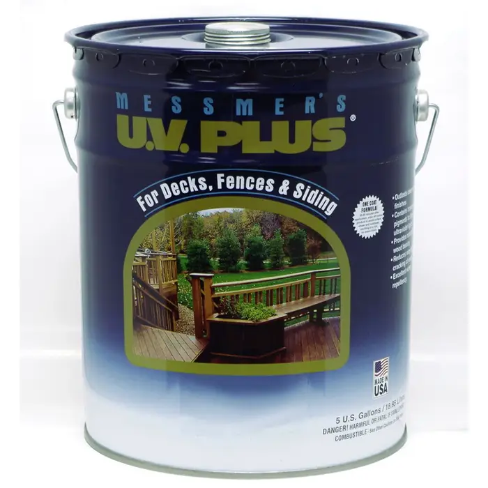5 Gal Messmer's MS-602-5 Oxford Brown U.V. Plus Decks, Fences & Siding ...