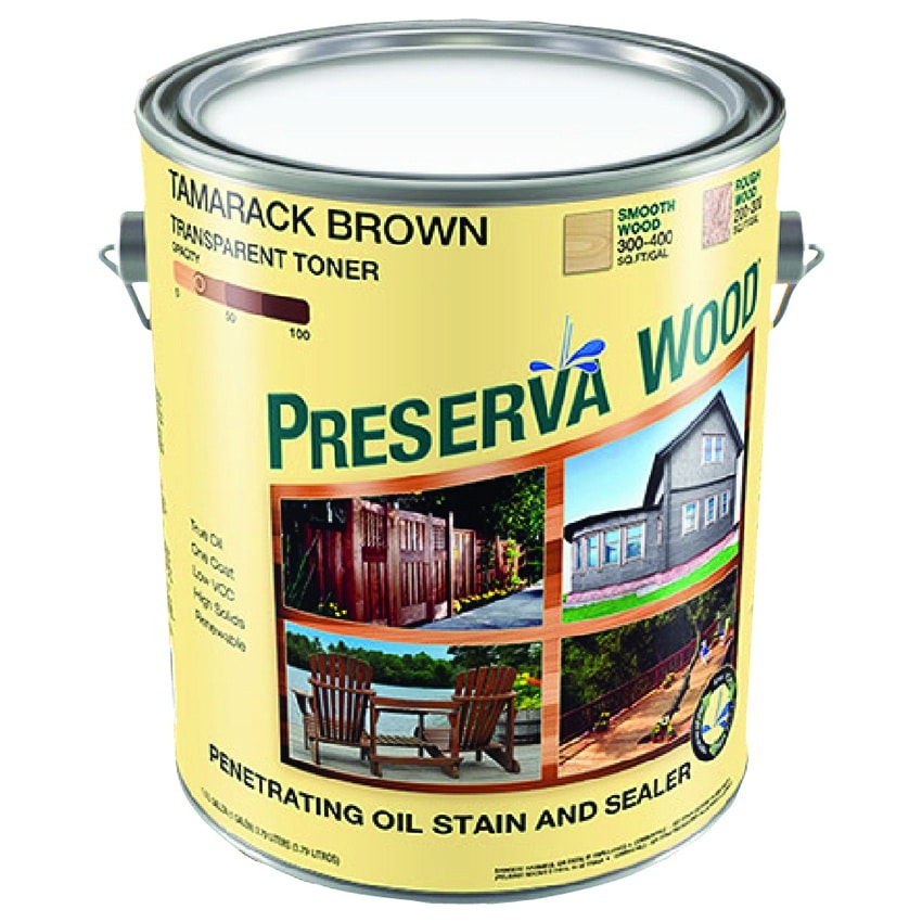 Pallet (180 ct) of 1 Gal Preserva Products, Ltd. 40111 Tamarack Brown ...