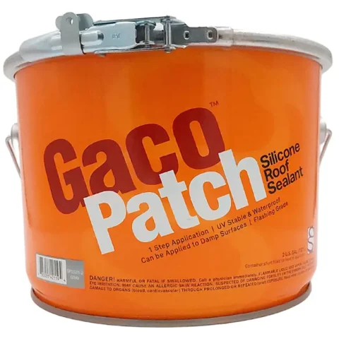 2 Gal Gaco GP1573-2 Black GacoRoof Silicone Roof Patch - Roof Coatings ...